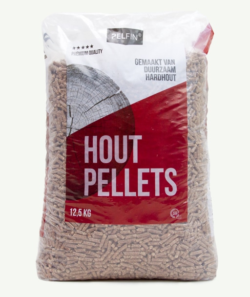Pelfin houtpellets bruin | Loofhout Hardhout | Gratis thuisbezorgd